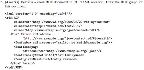 Solved For Rdf Shown Below What Is The Corresponding Version