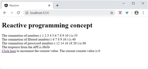 Angular 响应式编程 Angular 教程
