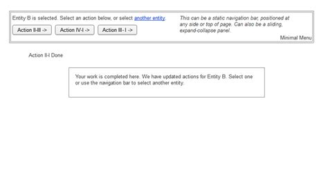 web app entity and state based navigation user experience stack