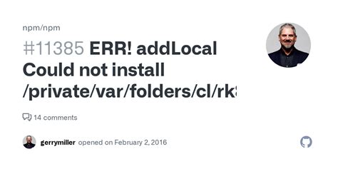Err Addlocal Could Not Install Privatevarfoldersclrk8c