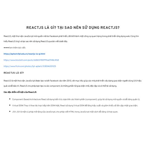 Reactjs Là Gì Tại Sao Nên Sử Dụng Reactjs