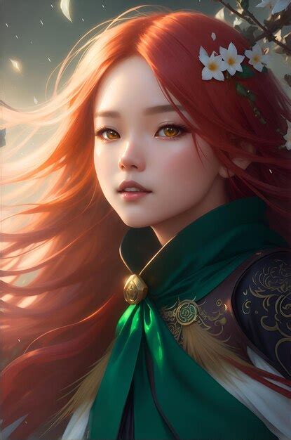 Premium Photo Cute Redhead Girl