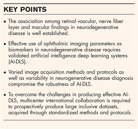 Artificial Intelligence In Ophthalmology An Insight Into Ne Current Opinion In Ophthalmology