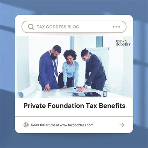 Taxgoddess Taxbenefits Privatefoundation Blogpostalert Tax Goddess Business Services Pc