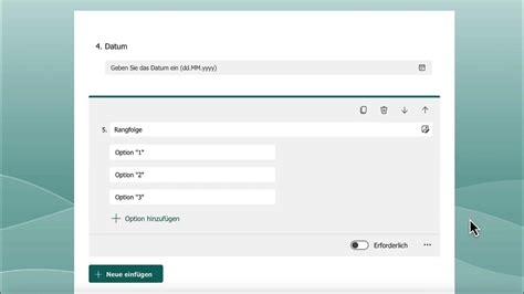 Microsoft 365 Forms Tutorial Erstellung Eines Formulars Youtube