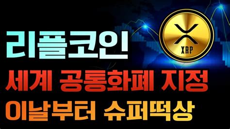 리플코인 와이런날이 Youtube