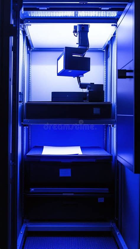A Robotic Document Scanner Archiving Files In An Automated Storage