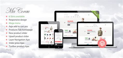 Magento Responsive Theme Corau Magento Responsive Theme Corau