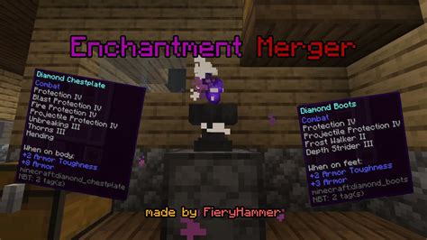 Enchantment Merger Minecraft 1 16 Data Pack YouTube