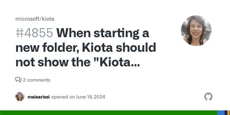 when starting a new folder kiota should not show the kiota directory
