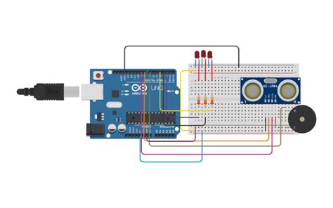 circuit design buzzer tinkercad