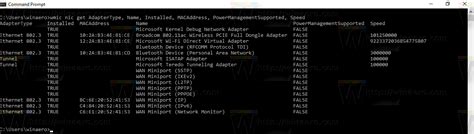 Get All Network Adapter Details In Windows With This Command