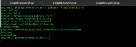 python package manager pip cheat sheet for linux