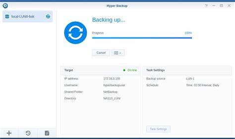 Hyper Backup Stuck At 100 Since Days Cant Cancel Either R Synology