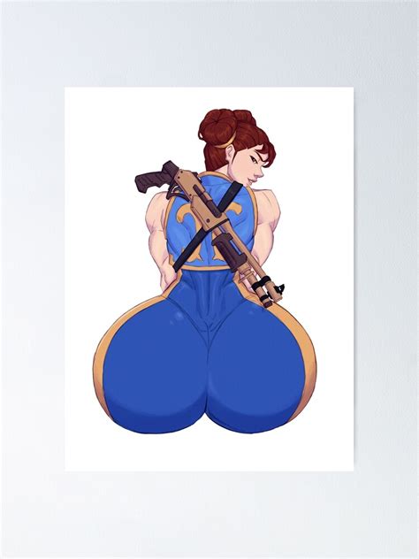 Chun Li Gun Sexy Poster For Sale By Glenclo1 Redbubble