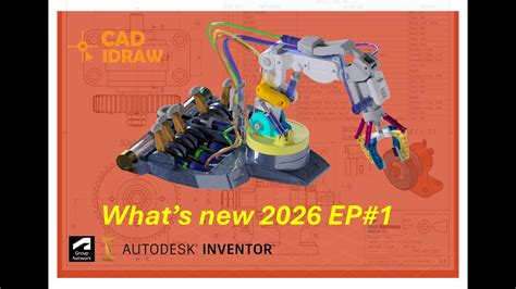 Autodesk Inventor Whats New 2026 Ep01 Youtube