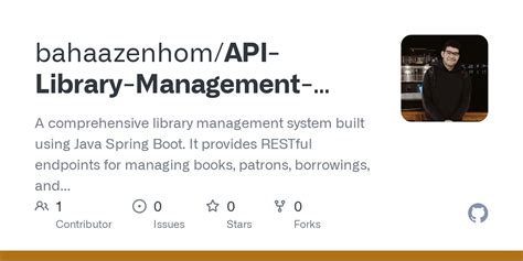Github Bahaazenhomapi Library Management System A Comprehensive