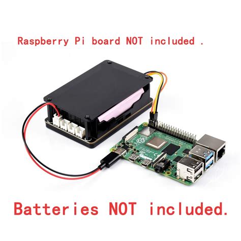 5v แหล่งจ่ายไฟ Ups โมดูลขยายบอร์ด Starter Kit สําหรับ Rpi Raspi Pi5 Raspberry Pi 5 4 รุ่น B Pi4