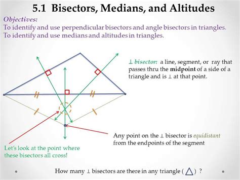 Mastering Perpendicular And Angle Bisectors Lesson 5 1 Reteach Answer Key Revealed