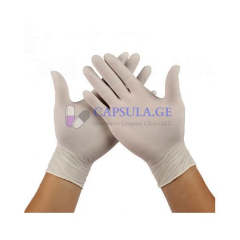 ერთჯერადი სამედიცინო ხელთათმანი ლატექსი 50 წყვილი 100 ცალი M ზომა სამედიცინო ტექნიკის