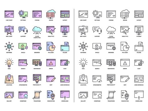 Md Rakib Hasan On Linkedin The Web Development Icon Pack In Two Styles