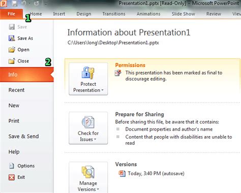 Easy Ways To Make PowerPoint Presentation Read Only