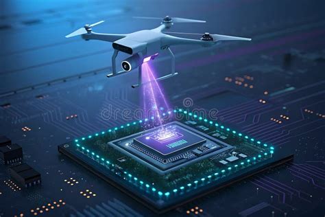 Data Analytics Illustration And Big Data Cyberpunk Circuit Board Ai Security And Futuristic