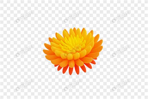 크리 에이 티브 C4d 점토 바람 식물 꽃 3d 스테레오 모델 Png 일러스트 무료 다운로드 Lovepik