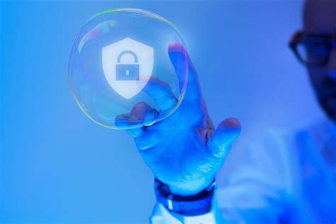 Man Touching Futuristic Blue Screen Free Photo Illustration Rawpixel