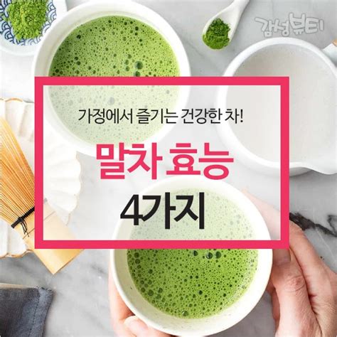 가정에서 즐기는 건강한 차 말차 효능 4가지 체중을 감량하고 싶다면 말차를 마셔보세요 녹차의 에스프레소라 불리는 슈퍼푸드 말차의 4가 감성뷰티뷰티다이어트