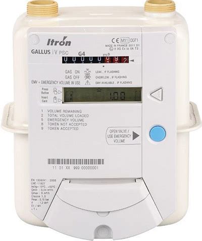 Счетчик газовый itron gallus g4 инструкция
