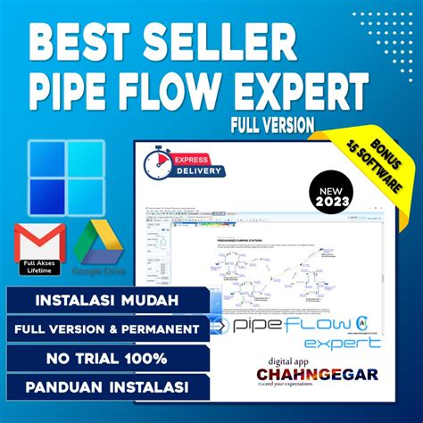 Jual Software Pipe Flow Expert 816 Program Untuk Menganalisis Jaringan