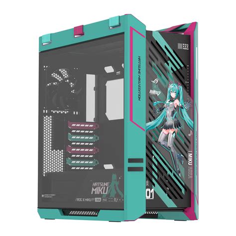 ROG Strix Helios II Hatsune Miku Edition Gaming CasesROG Republic Of GamersROG Global