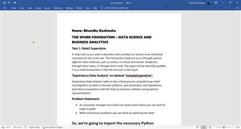 Bhumika Kushwaha On Linkedin Dataanalysis Github Internship