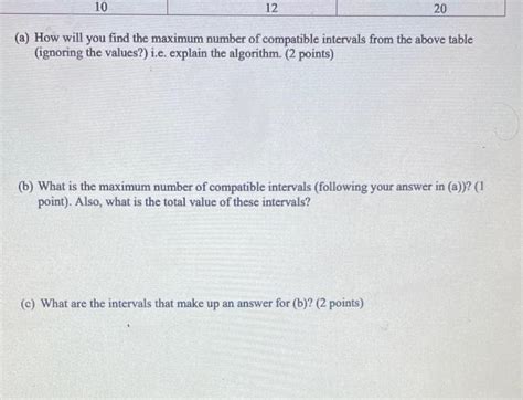 Solved 2 Weighted Interval Scheduling 25 Points Assume