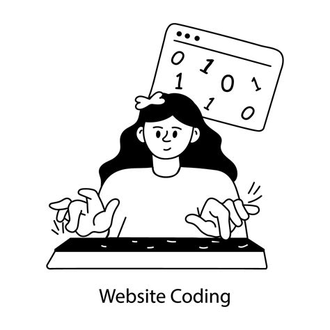 trendy website coding 45885343 vector art at vecteezy