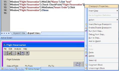 Modifying The Text Area Checkpoint In Qtp In Testing