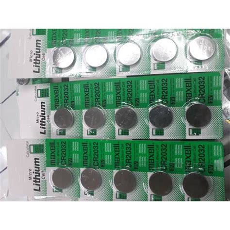 Jual Baterai C Mos Maxell Baterai Mainbord Cmos Litium Original Satuan Indonesia Shopee