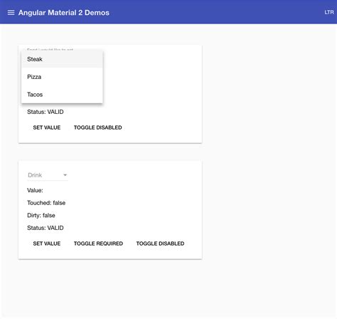Angular2 Forms Angular 2 Material 2 Cannot Implement Select Component Stack Overflow