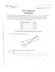 Unit 4 Geometry Pdf Course Hero