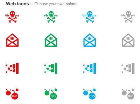 Virus Protection Email Communication Firewall Dos Ppt Icons Graphics Templates Powerpoint