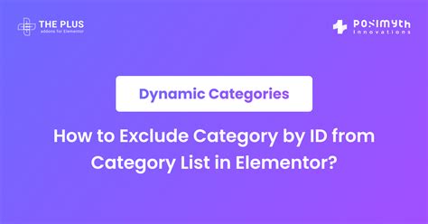 How To Exclude Category By Id From Category List In Elementor The