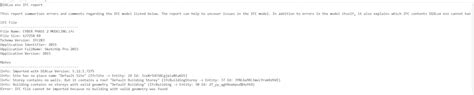 Ifc Import Errors