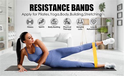 Resistance Bands Set Exercise Bands With 8 Resistance Levelsbooty