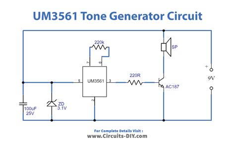 Tone Generator Circuit Using Um3561
