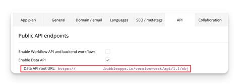 Data Api Endpoints Bubble Docs