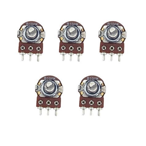 100k Dual Gang Rotary Potentiometer D Shaft Vincentvolt