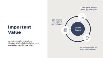 Minimalist Project Presentation Slide Design