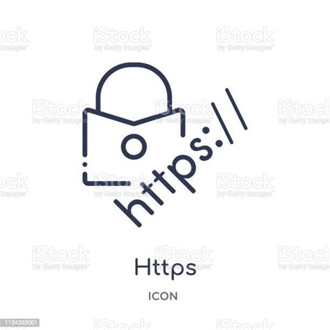 인터넷 보안 개요 컬렉션에서 선형 아이콘입니다 얇은 라인 아이콘 흰색 배경에 고립입니다 유행 그림 0명에 대한 스톡 벡터 아트 및 기타