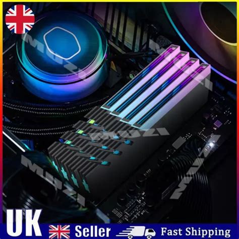 Heat Sink Ddr4 Ddr5 Ram Cooler Radiator 5v 3pin Argb For Computer Black £1809 Picclick Uk